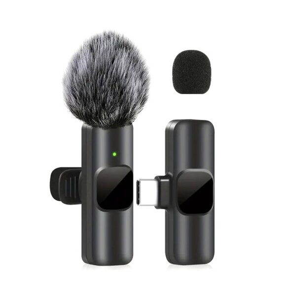 Other | Portable Wireless Clipon Handheld Mic Furry Onetouch Recording ...
